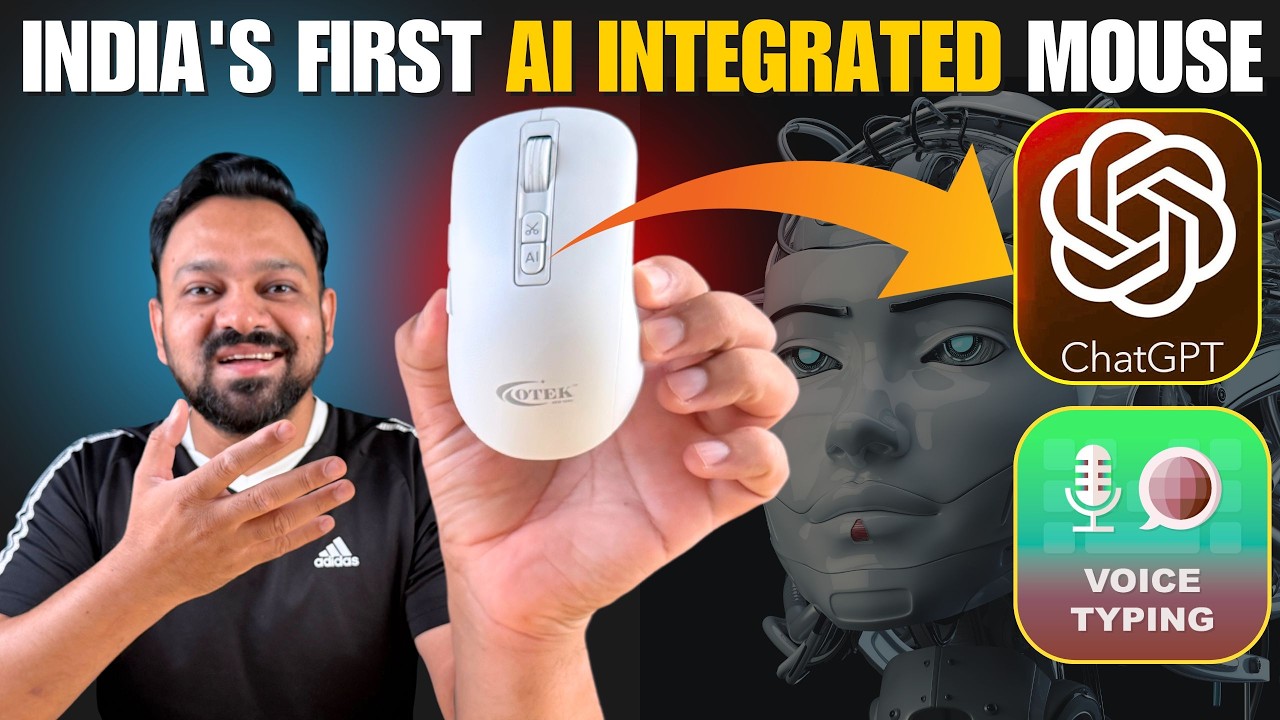 India's First Ai Integrated Mouse | OTEK BM09 Smart Ai Mouse | Types ...