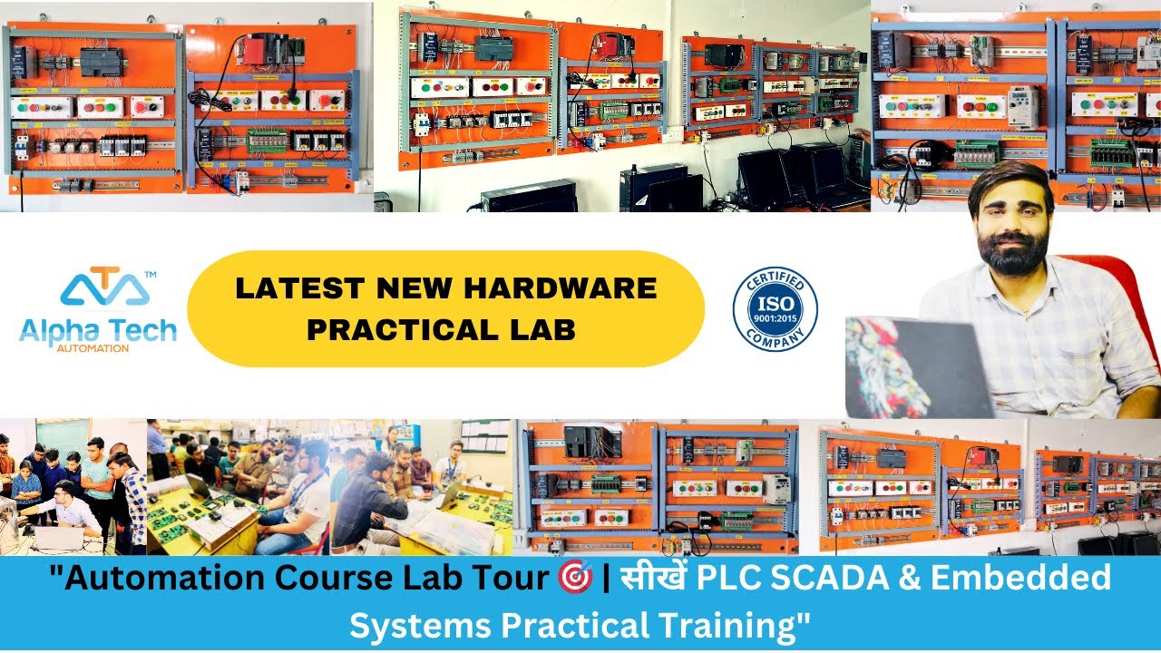 "हमारे Automation Lab का Inside Tour 🏭 | Best PLC SCADA & Embedded ...