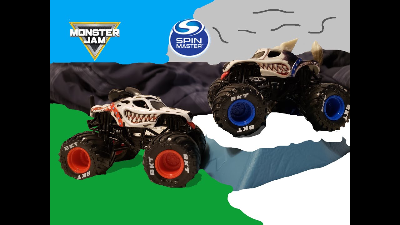 Mix 06 Spin Master Monster Jam Monster mutt & Monster mutt husky 2 pack ...