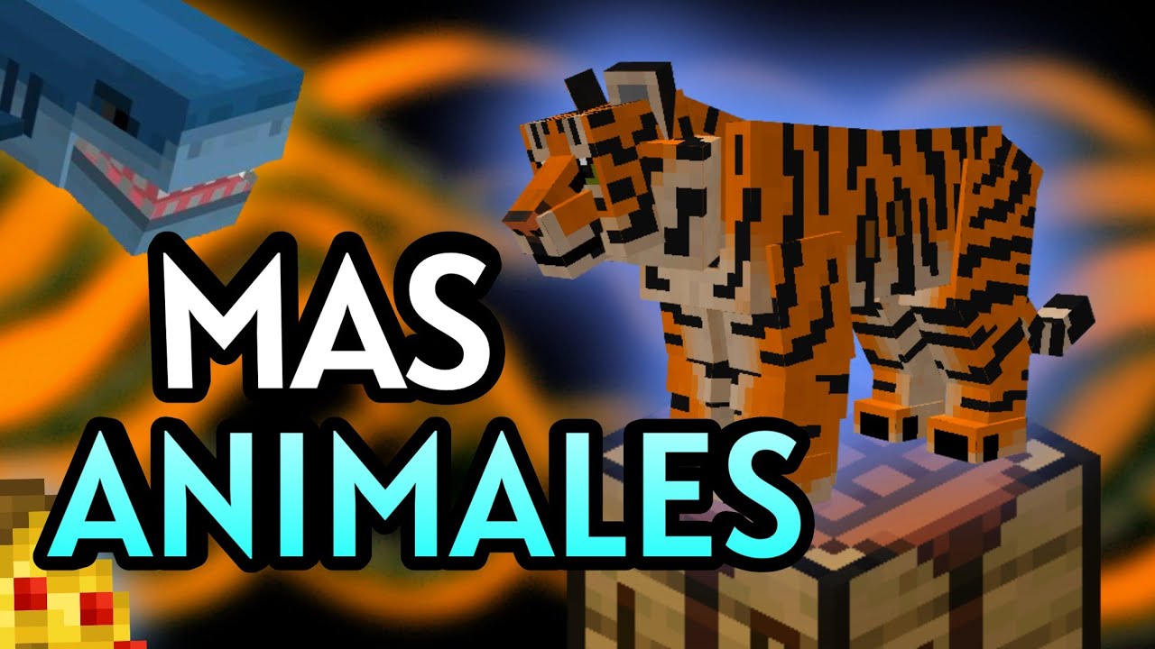 Addon con más de 50 ANIMALES y más COMIDA para Minecraft 1.20 - YouTube