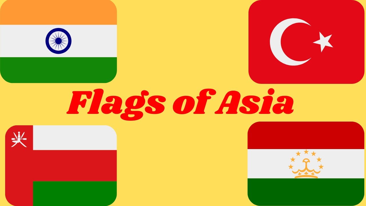 Fun Asian Flags for Kids! - YouTube
