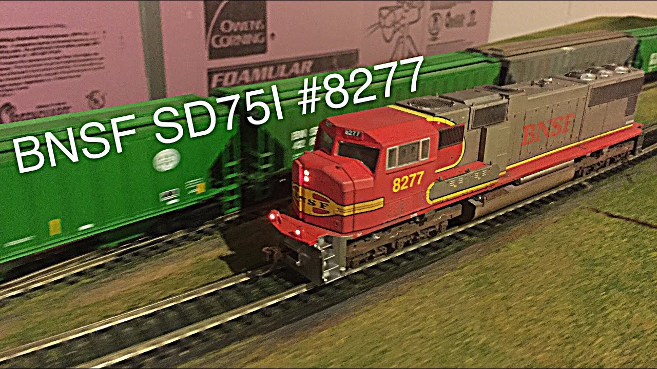 My New BNSF SD75I #8277 Athearn Genesis - YouTube