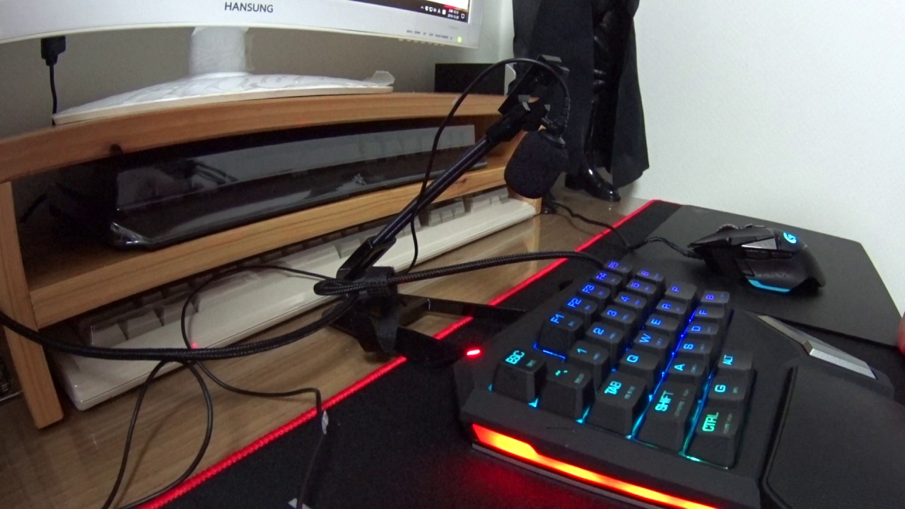 NKEY K29 LOL OVER RGB Gaming KeyPad Sound * LED Effect - YouTube
