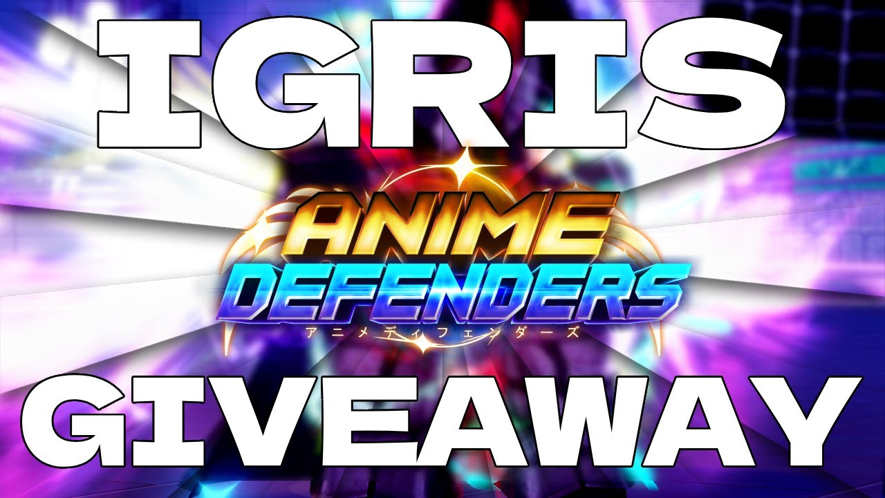 Almighty Igris Giveaway In Anime Defenders! - YouTube