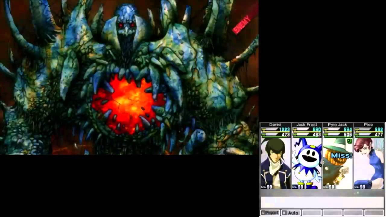 [SMT IV] Masakado's Shadow with Jack Frost, Pyro Jack, Pixie - YouTube