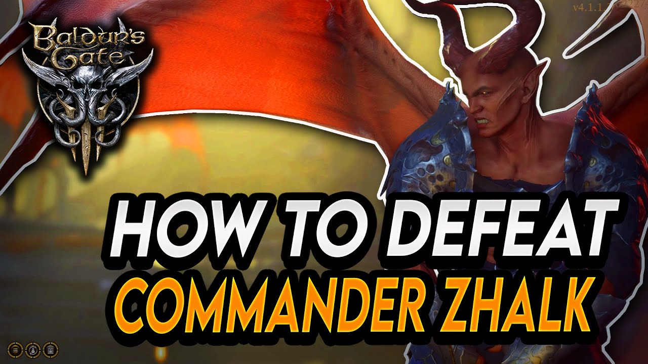 Baldur's Gate 3: Defeating Commander Zhalk in Nautiloid | Tactician ...