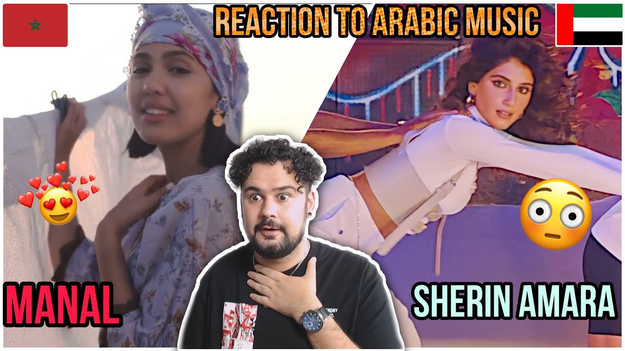 REACTION TO ARABIC SONGS: (Sherin Amara) شيرين - يلا بينا (UAE) & MANAL ...