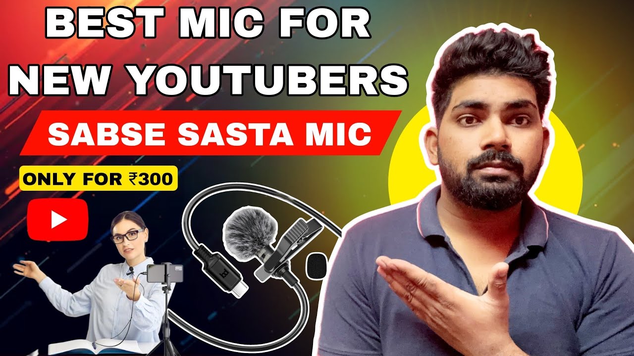 Best Mic For New Youtubers | Cheapest Mic Only For Rs.300 | Best Mic ...