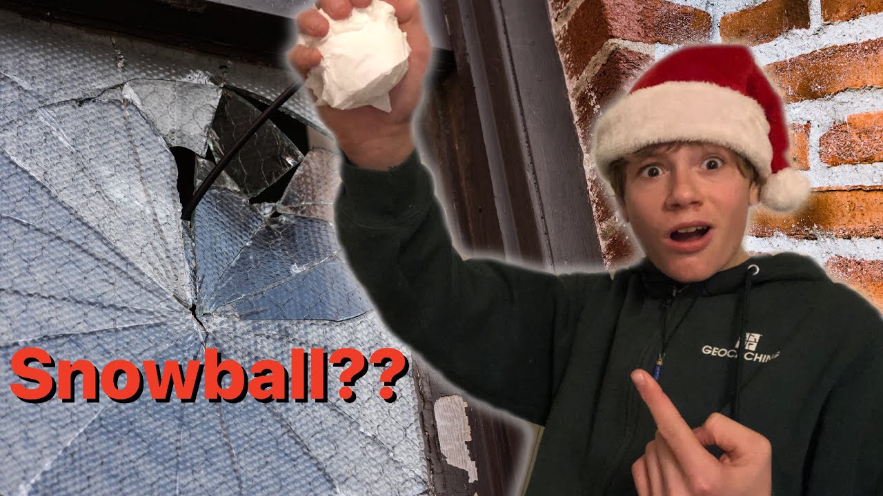 Can a Snowball break glass? - YouTube