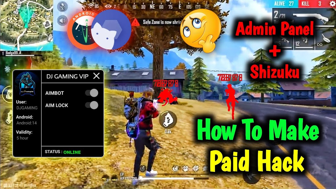 How Make Paid Hack Injector with Sketchware | Mobile Panel Shizuku ...