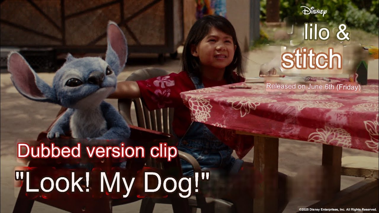 LILO and stitch dubbed version clip :look my dog - YouTube