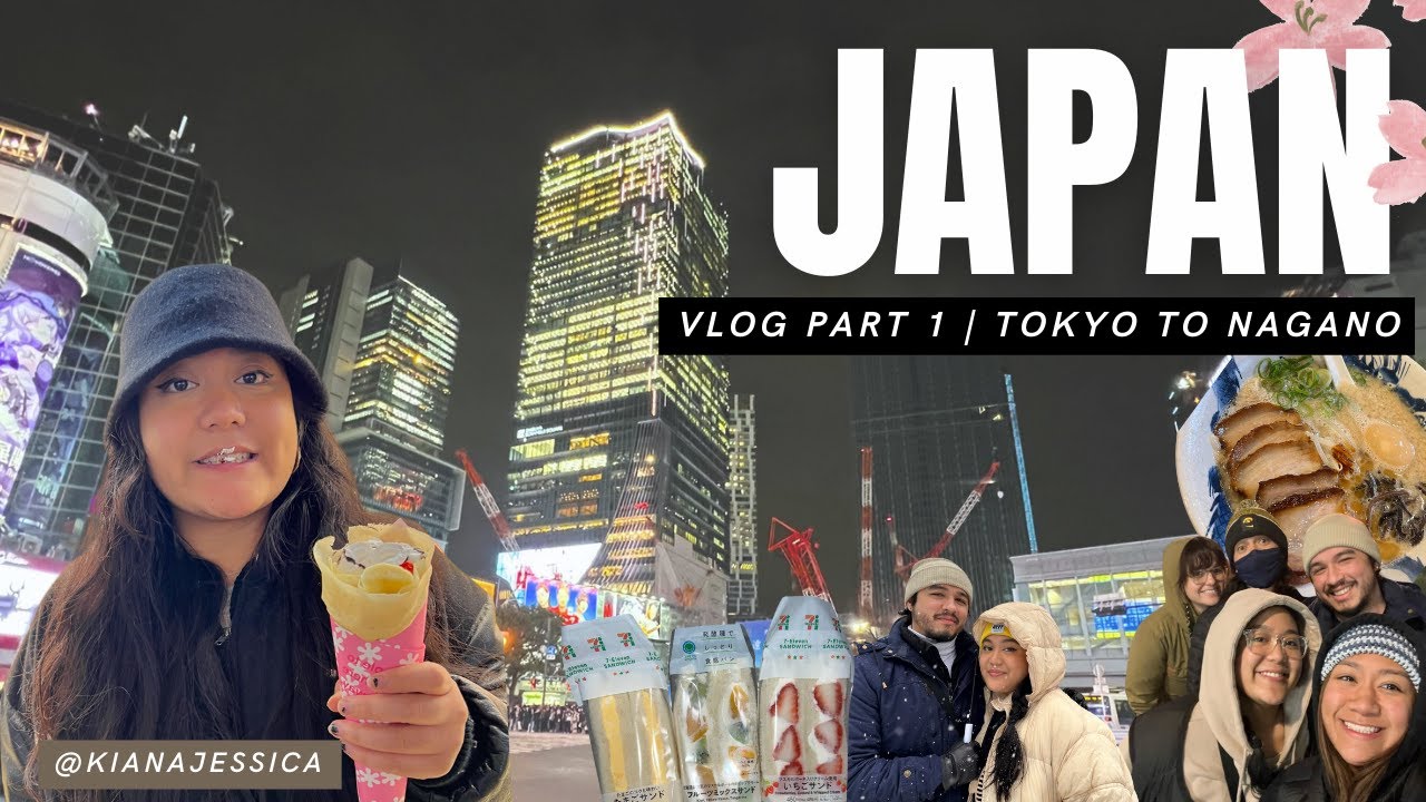 Japan Vlog Part 1 | Tokyo & Nagano - YouTube