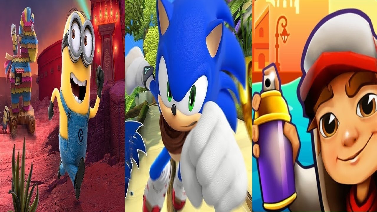 Minion Rush New Update Trojan Pinata in Eduardo's House VS Sonic Dash ...