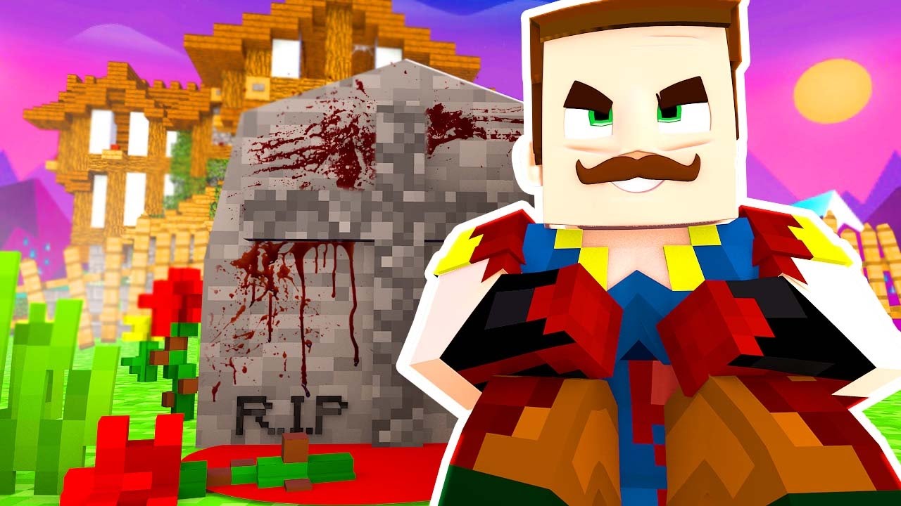 HELLO NEIGHBOR - WHAT'S IN THE GRAVE!? | Hello Neighbor In Minecraft ...