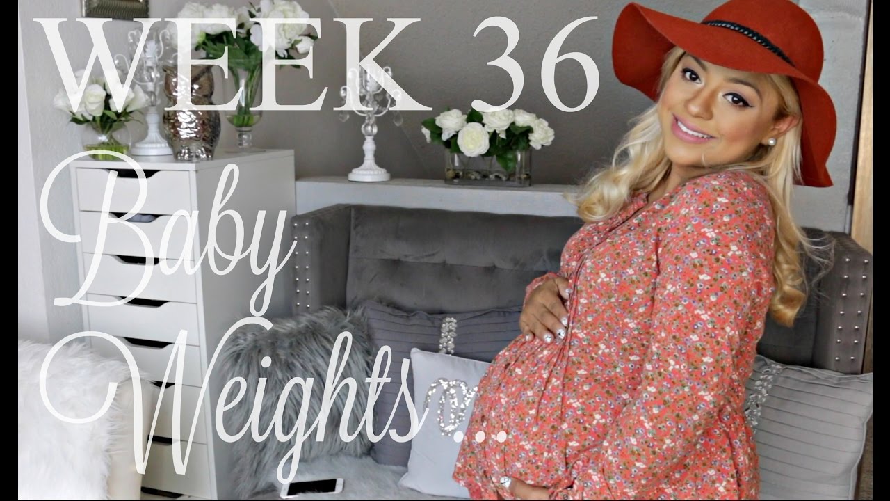 WEEK 36 PREGNANCY UPDATE, OUR BABY WEIGHTS...🙊(BABY #3 👧🏻 👦🏻👶🏻) - YouTube