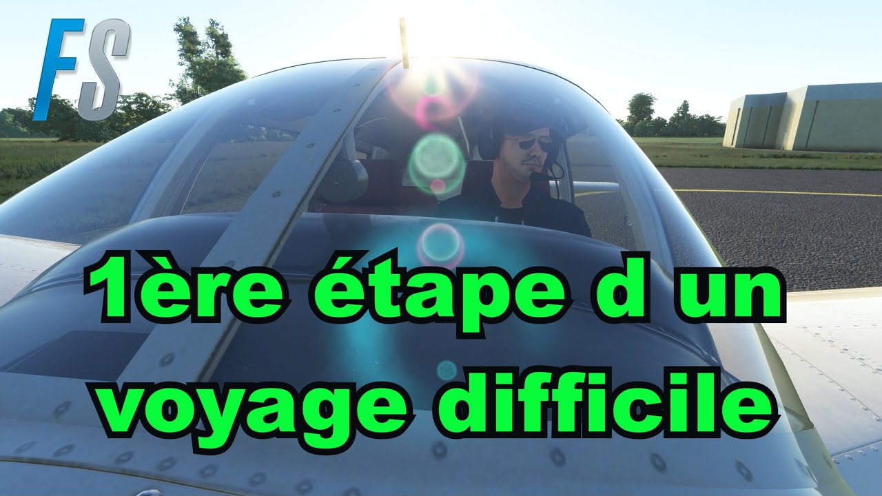 FS2020 / Préparation navigation VFR / Etape 1 - YouTube
