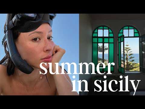 a dreamy summer in sicily | beach days & slow life