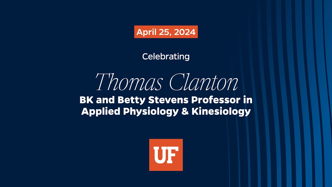 Professorship Recognition: Thomas Clanton - YouTube