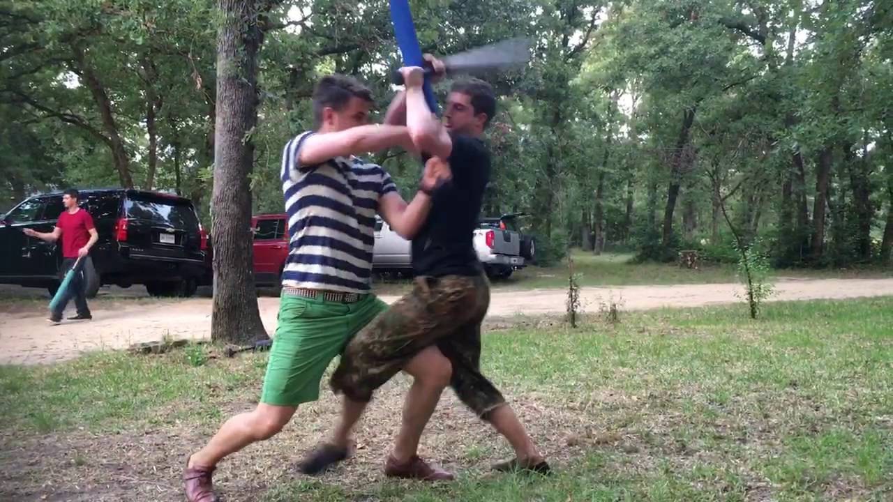 Larp Fighter destroys a Male Model - YouTube