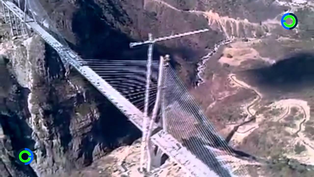 Puente Baluarte Bicentenario en México, el más alto del mundo - YouTube