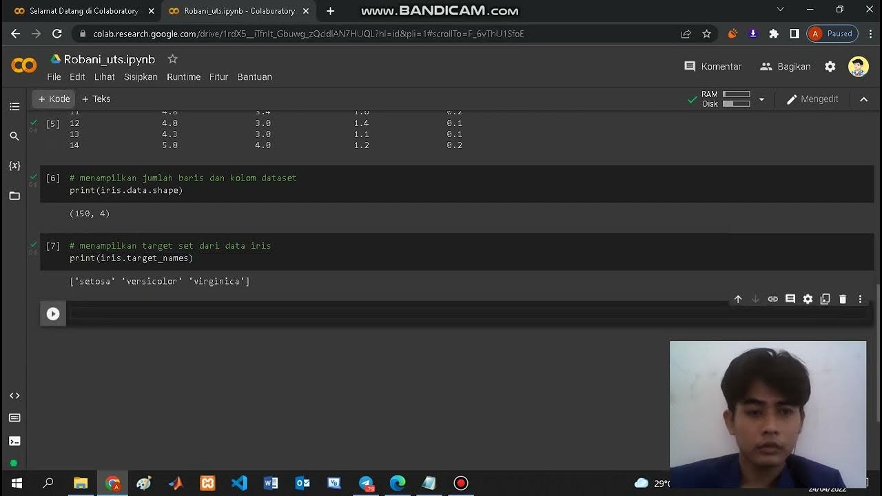 Data mining klasifikasi menggunakan data set "iris" - YouTube