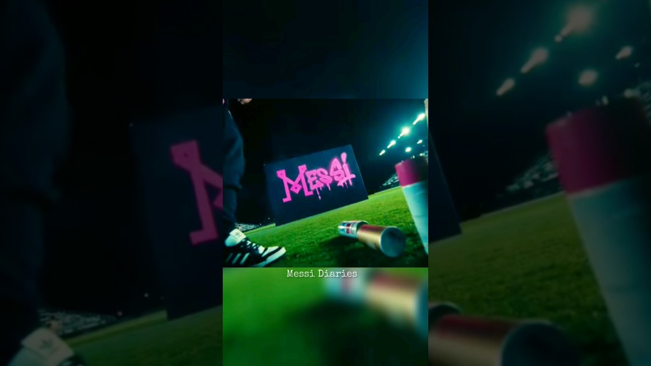 Messi Graffiti in Miami || #messi #shorts - YouTube