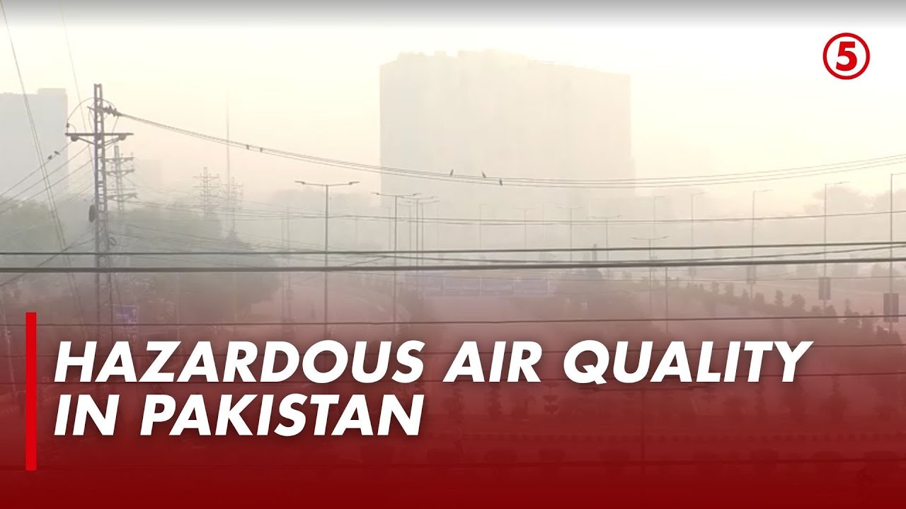 Pakistan's Lahore shrouded in toxic smog as air quality hits hazardous ...