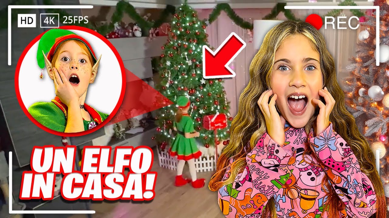 GIADA SCOPRE CHE UN ELFO MISTERIOSO DI BABBO NATALE È ENTRATO A CASA ...