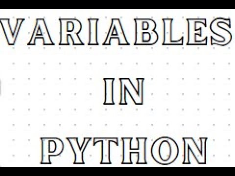 📕Variables in Python Python for Beginners - YouTube