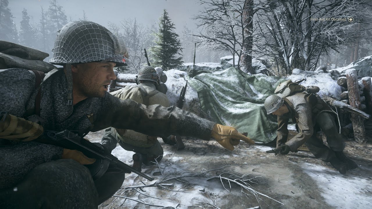 Call of Duty WWII Retreat to the front lines gameplay - YouTube