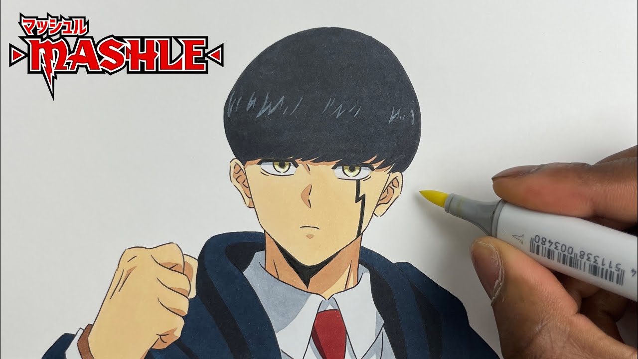 How to Draw Mash Burnedead Easy! - MASHLE: MAGIC AND MUSCLES - YouTube