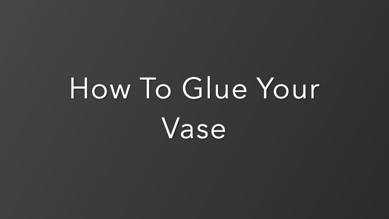 Glue Kit Instructional Video - YouTube