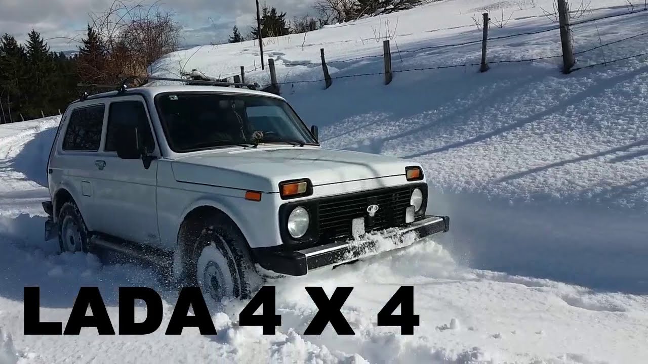 Lada Niva snow off road - YouTube