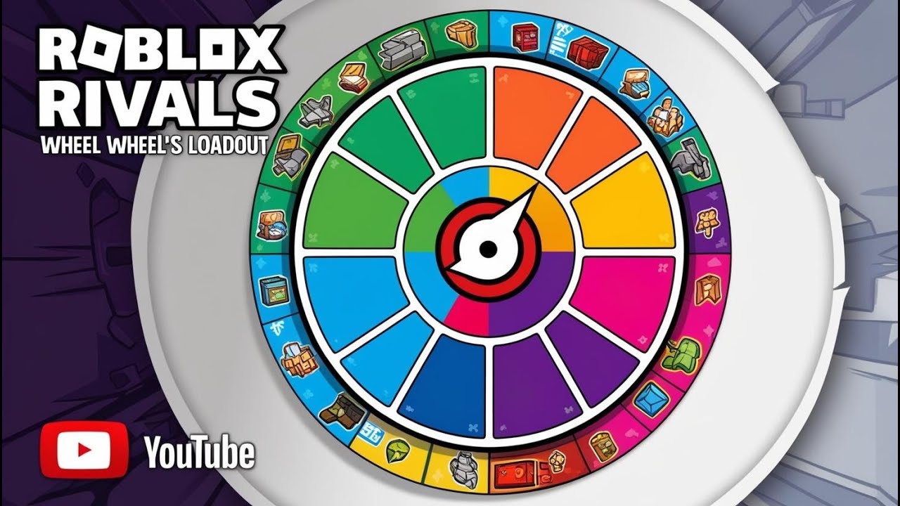 Spinning a wheel that determines my Roblox Rivals loadout! - YouTube