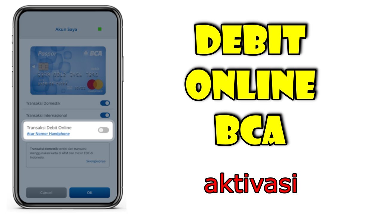 Debit Online BCA - YouTube