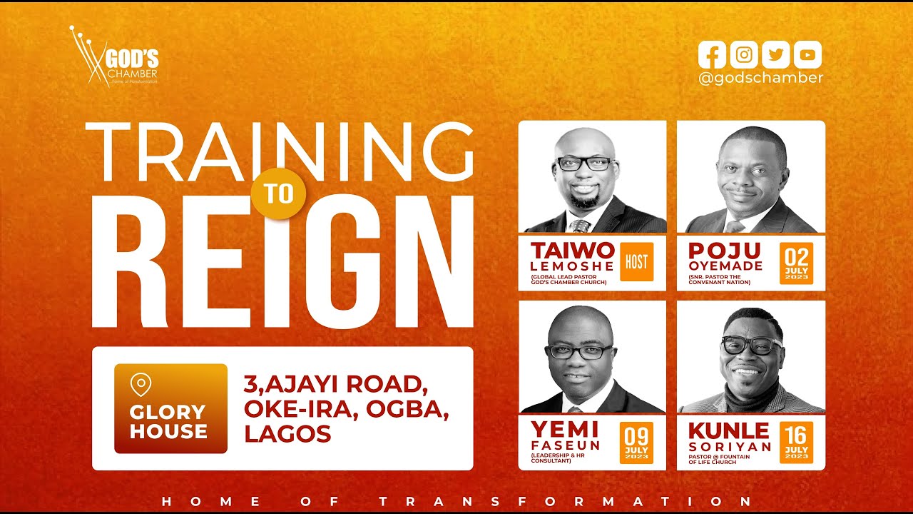 Training To Reign | Yemi Faseun | Second Service | 9-07-2023 - YouTube