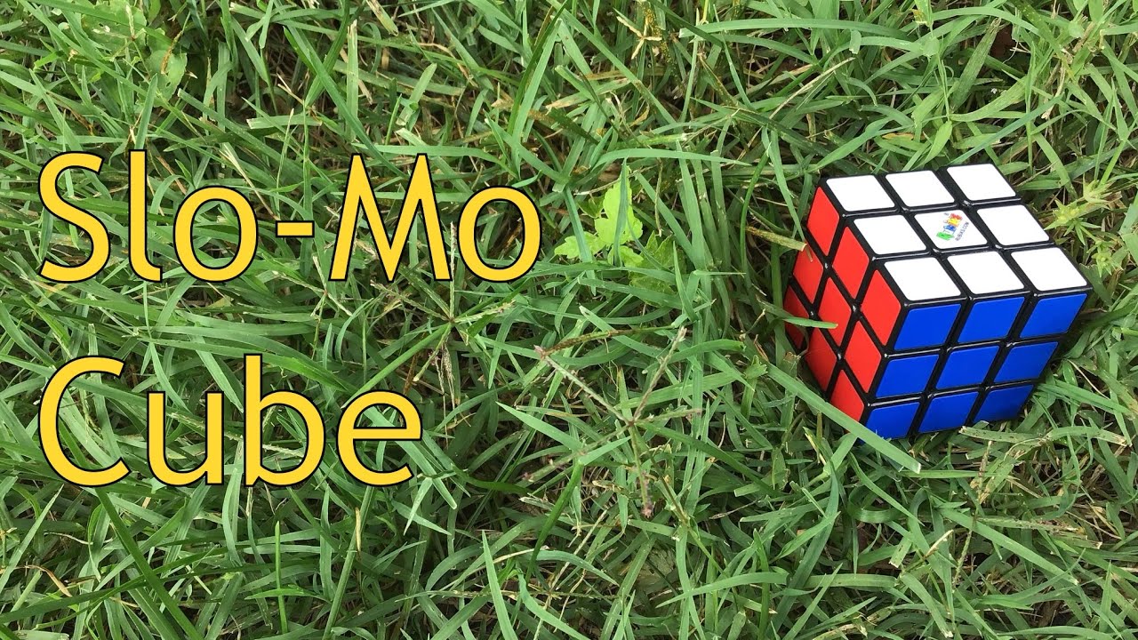 Cube Falling in Grass [Slo-Mo Cube 2] - YouTube