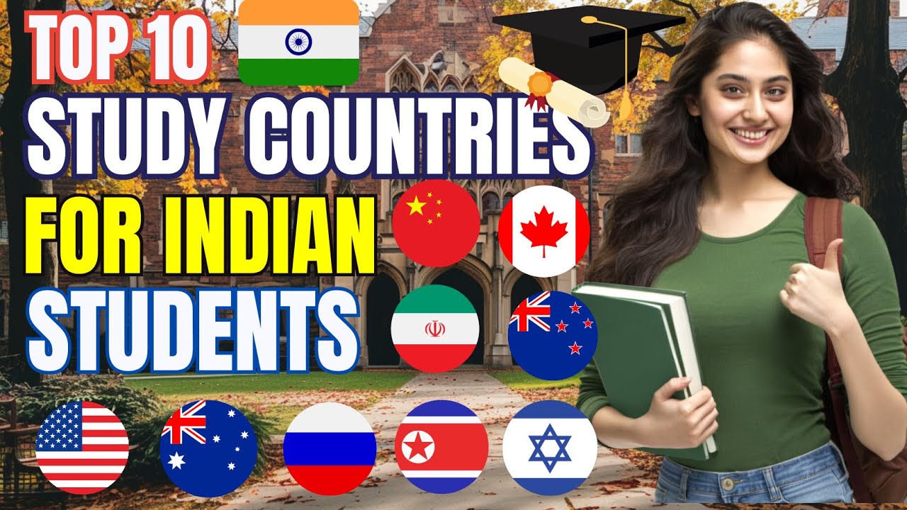 🎓 Top 10 Countries Indian Students Choose for Higher Studies - YouTube