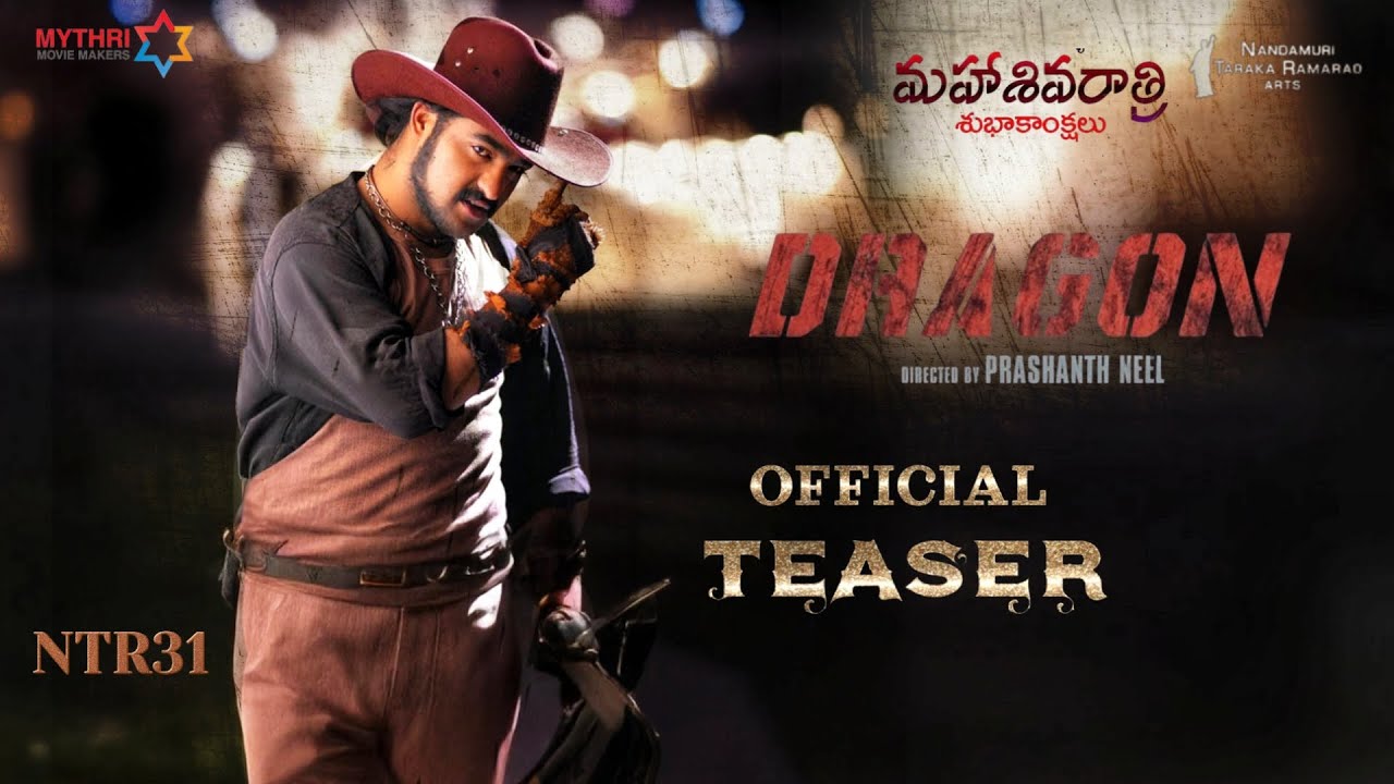NTR31(Dragon) Official Teaser | Jr NTR | Rukmini Vasanth | Prasanth Neel | Kalyan Ram - YouTube