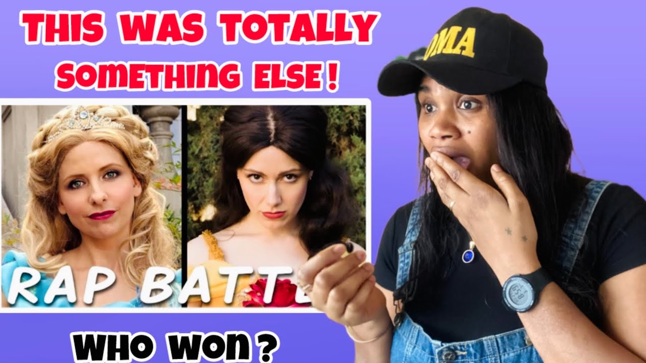 FIRST TIME REACTING TO | CINDERELLA vs BELLE: PRINCESS RAP BATTLE ...