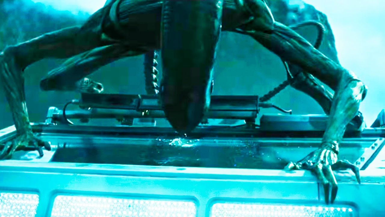 Alien Covenant (2017) Tennessee Cargo Ship Queen Alien Scene Explained ...
