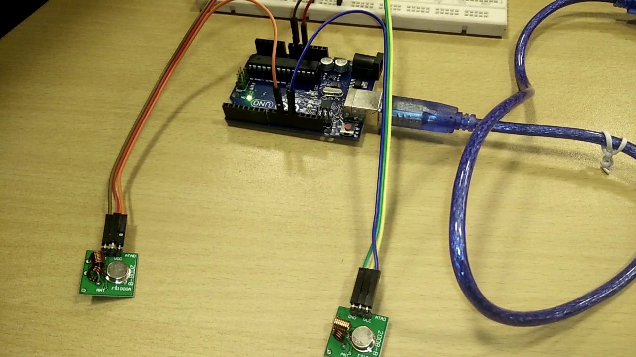 Java GUI Controlled Arduino RF Transmitter Test - YouTube