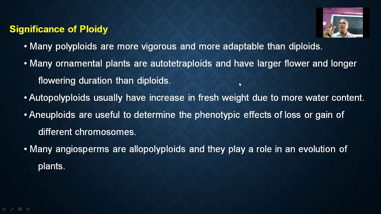 SIGNIFICANCE OF PLOIDY-பன்மயத்தின் முக்கியத்துவம் - YouTube