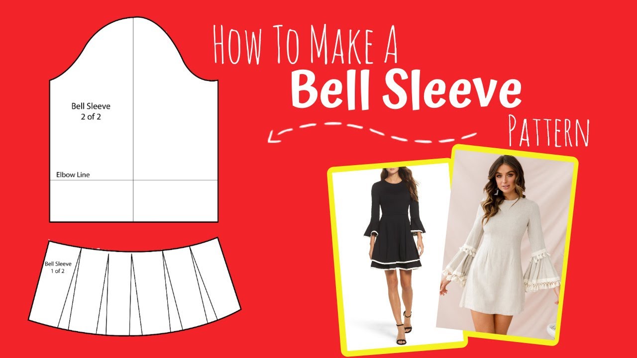 How To Make A Bell Sleeve Pattern Pattern Cutting Fashion Design how-to-make-a-bell-sleeve-pattern-pattern-cutting-fashion-design