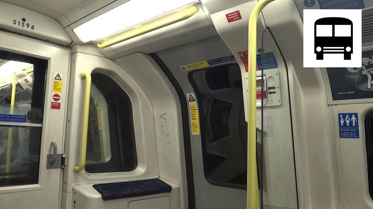 London Underground 1995 Stock - Euston to Camden Town (Northern Line ...