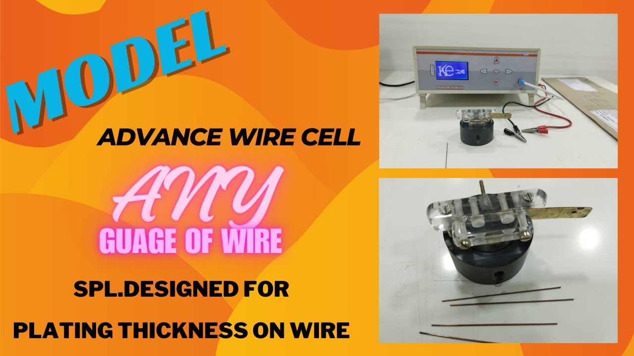 Advance Wire Cell Plating Thickness Tester - YouTube