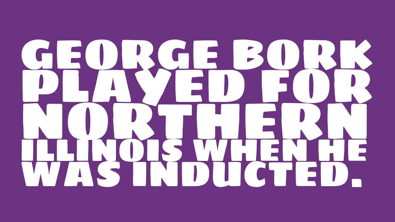 Who did George Bork play for? - YouTube