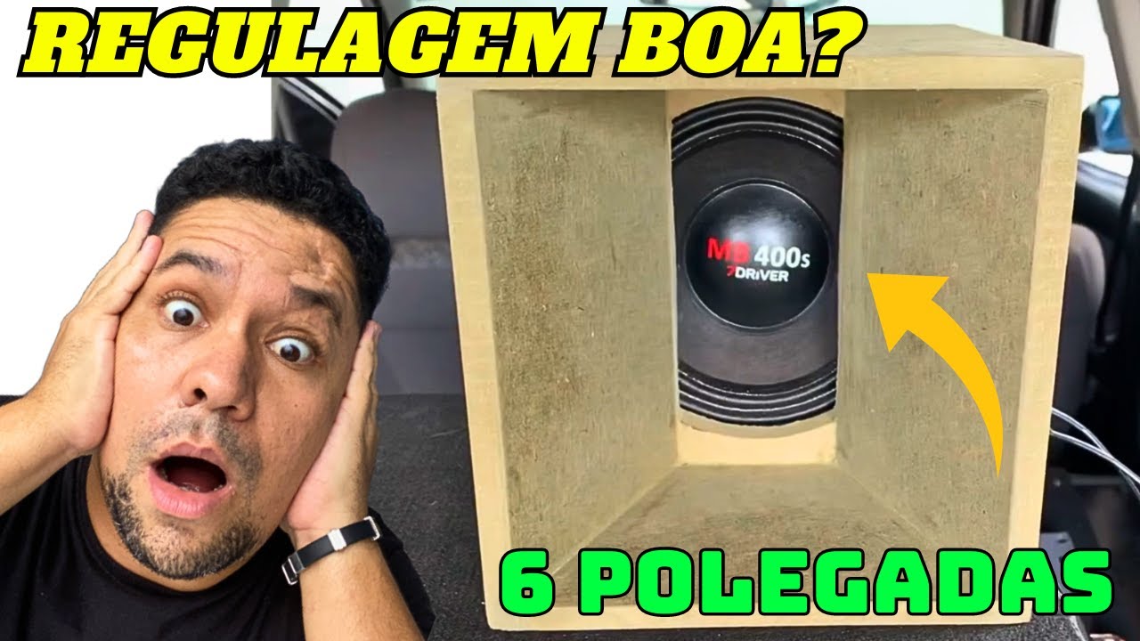 CORTE para Taramps MB 400S 6 Polegadas 200W RMS - YouTube