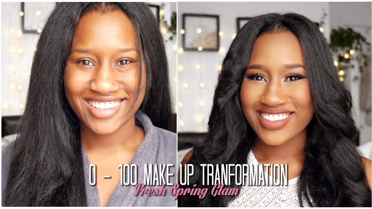 Clean & Fresh| SUPER QUICK Everyday spring glam makeup look - YouTube