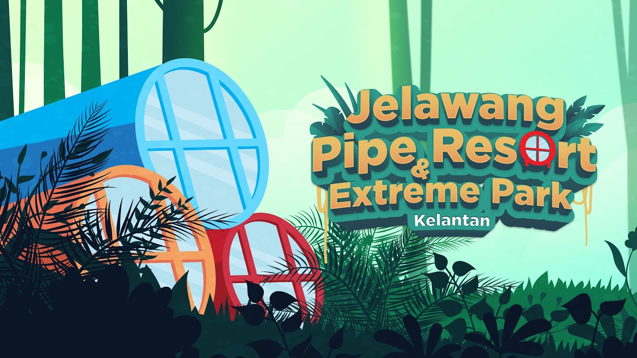 Jelawang Pipe Resort & Extreme Park 2D animation [After Effects]. - YouTube